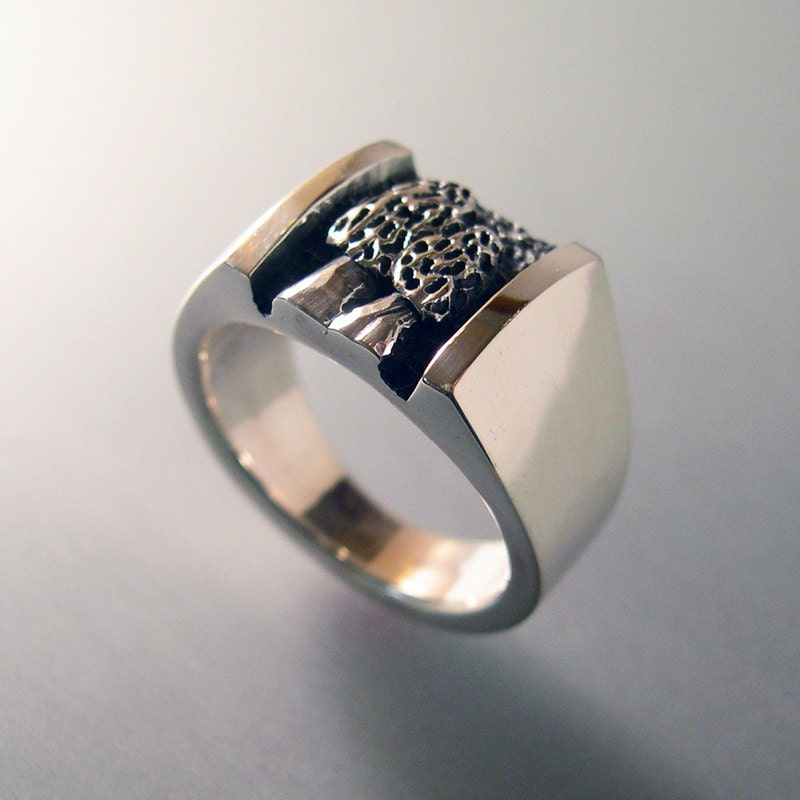 Morel Mushroom Ring Mushroom Hunters Ring Morel Ring - Etsy