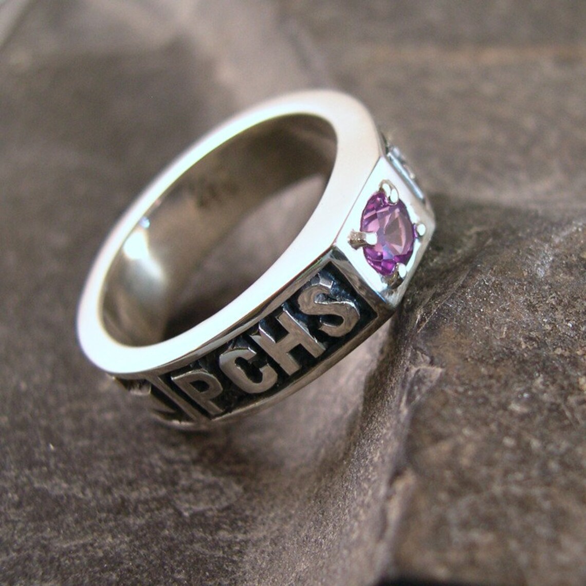 Class Ring Custom Made Hand Carved Class Ring Sterling - Etsy