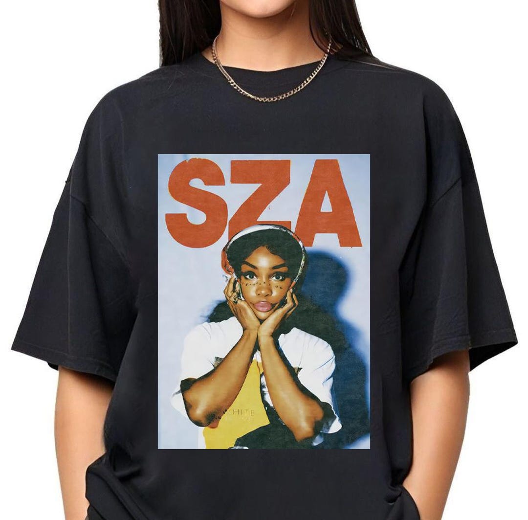 SZA Graphic Unisex Heavy Cotton PNG, Shirt for SZA Lovers, Streetwear ...
