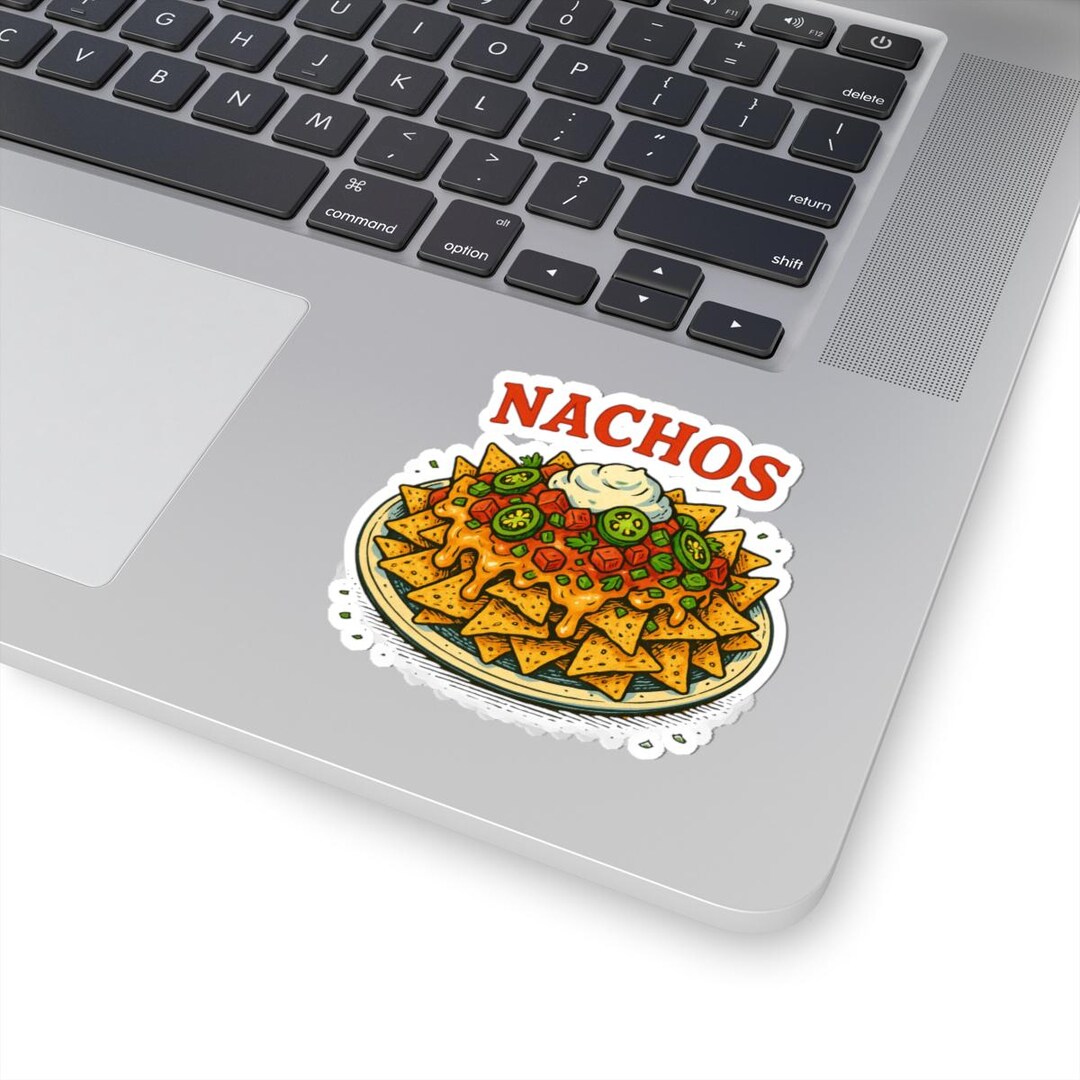 Nachos Plate Sticker | Kiss-cut Nacho Decal - Etsy