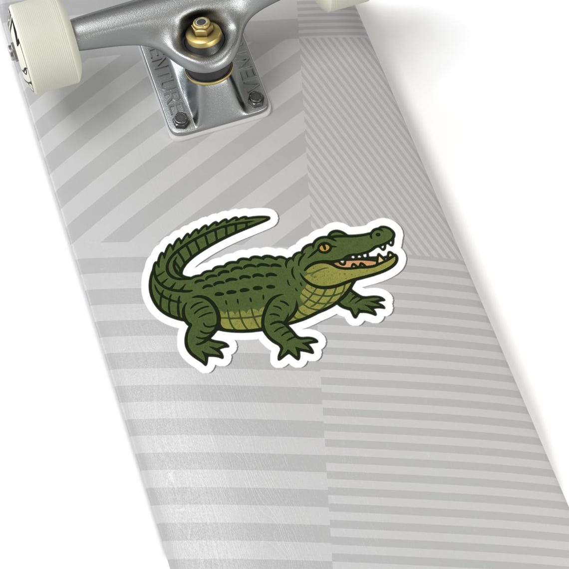 Alligator Kiss-cut Stickers | Crocodile Vinyl Sticker - Etsy