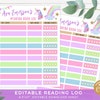 Unicorn Magical Editable Home School Schedule Daily Routine Homework ...