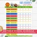 Boy Editable Home School Schedule Daily Routine Homework Chart Template ...