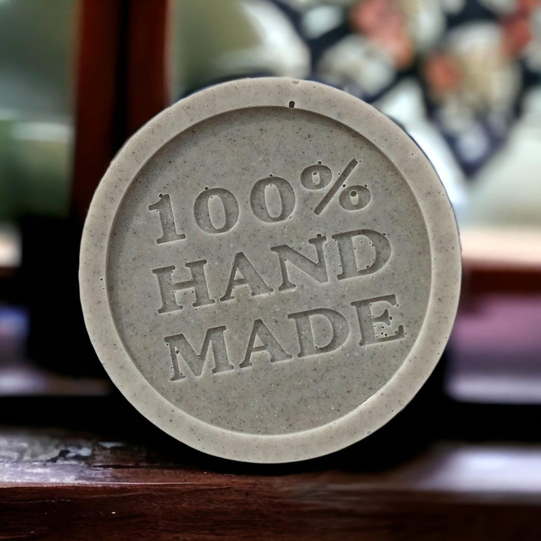 Handmade Bentonite Clay Shave Soap Puck - Shea Butter - Scent Choice ...