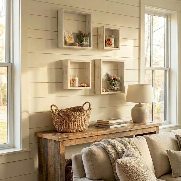 Floating Box Shelf - Etsy