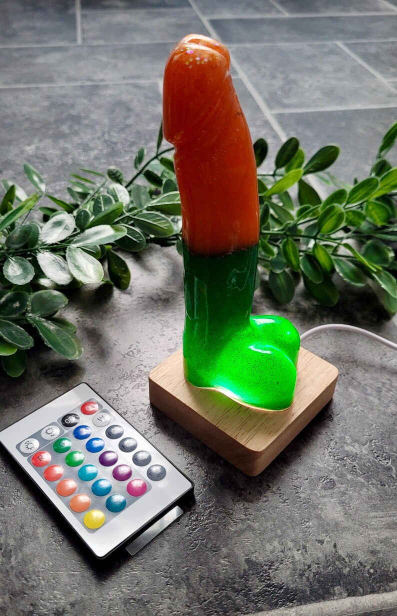 Wooden Square LED Light Base With Remote | 16 Colour USB Light Stand ...