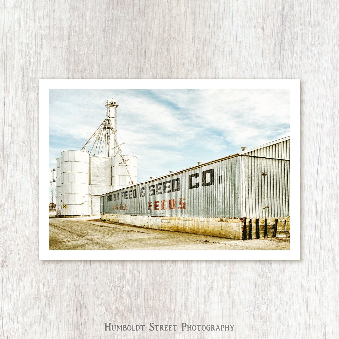 Feed & Seed Farm Art Photograph Rural Country Feed Store - Etsy
