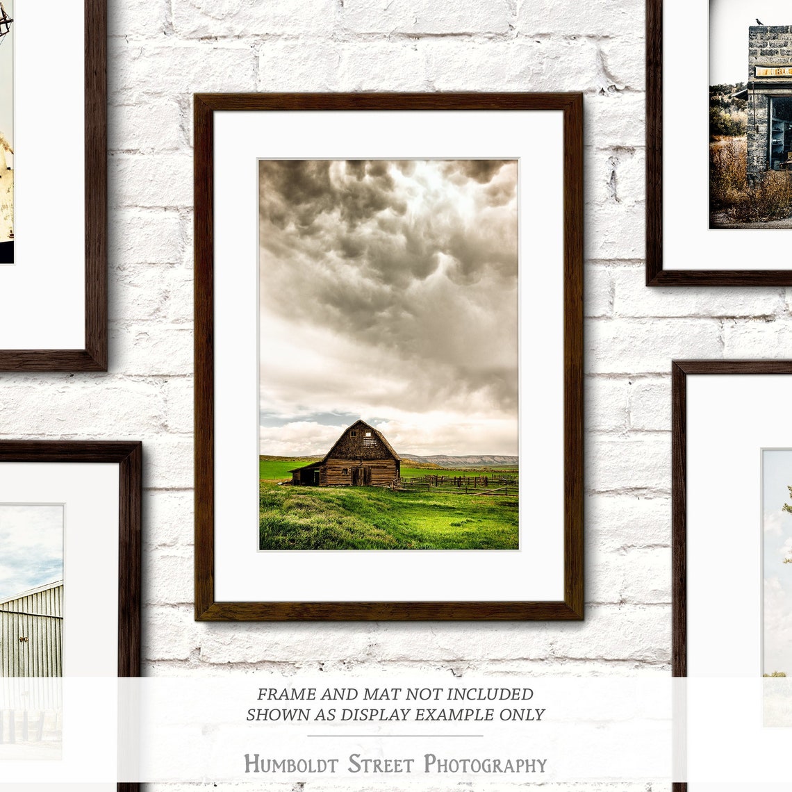 A Quiet Storm - Old Barn Photograph - Rustic Country Farmhouse Wall ...