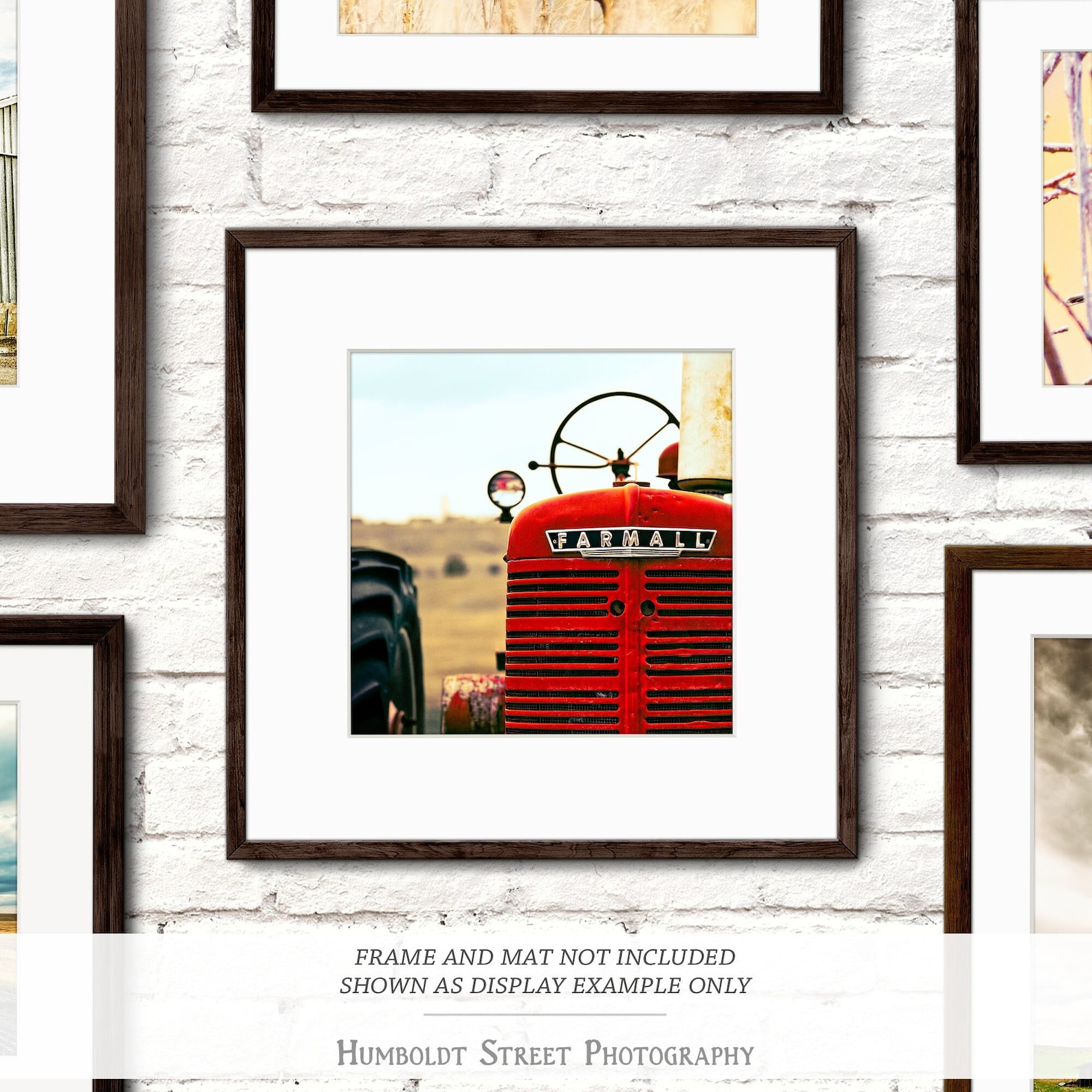 Farmall - Red Tractor Photo Print - Farm Photography - Red Tractor ...