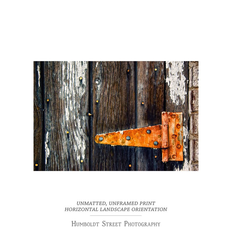 Hinge - Rustic Photograph - Still Life Photo Print - Color Photography ...