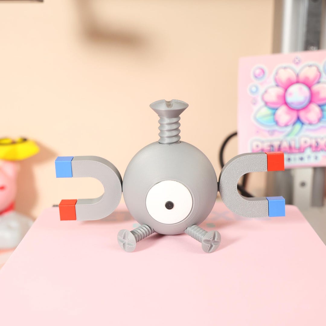 Magnemite Refrigerator Magnet Cute Pocket Monster Pokem 3D Printed ...