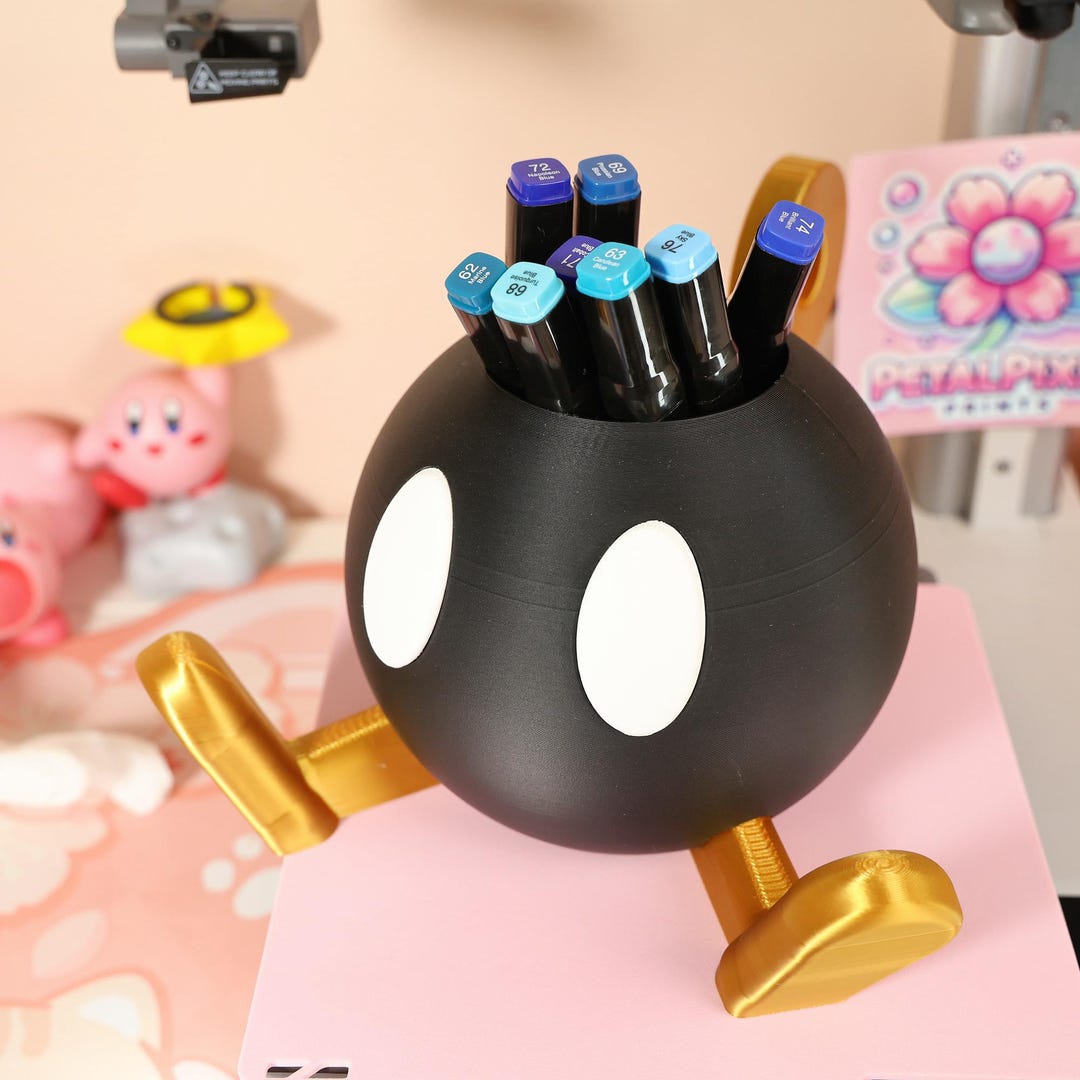 Mario Bob-omb Candy Jar Fun 3D Printed Storage Container for Super ...