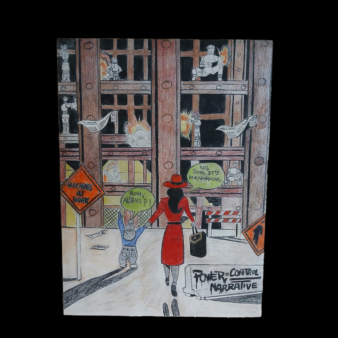 Original Illustrated Wall Art Cartoon Comic 12”x16” Poster Print - Good ...