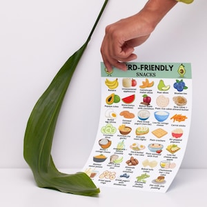 Gerd-friendly Snacks List, Acid Reflux Snack Ideas Printable, Reflux ...