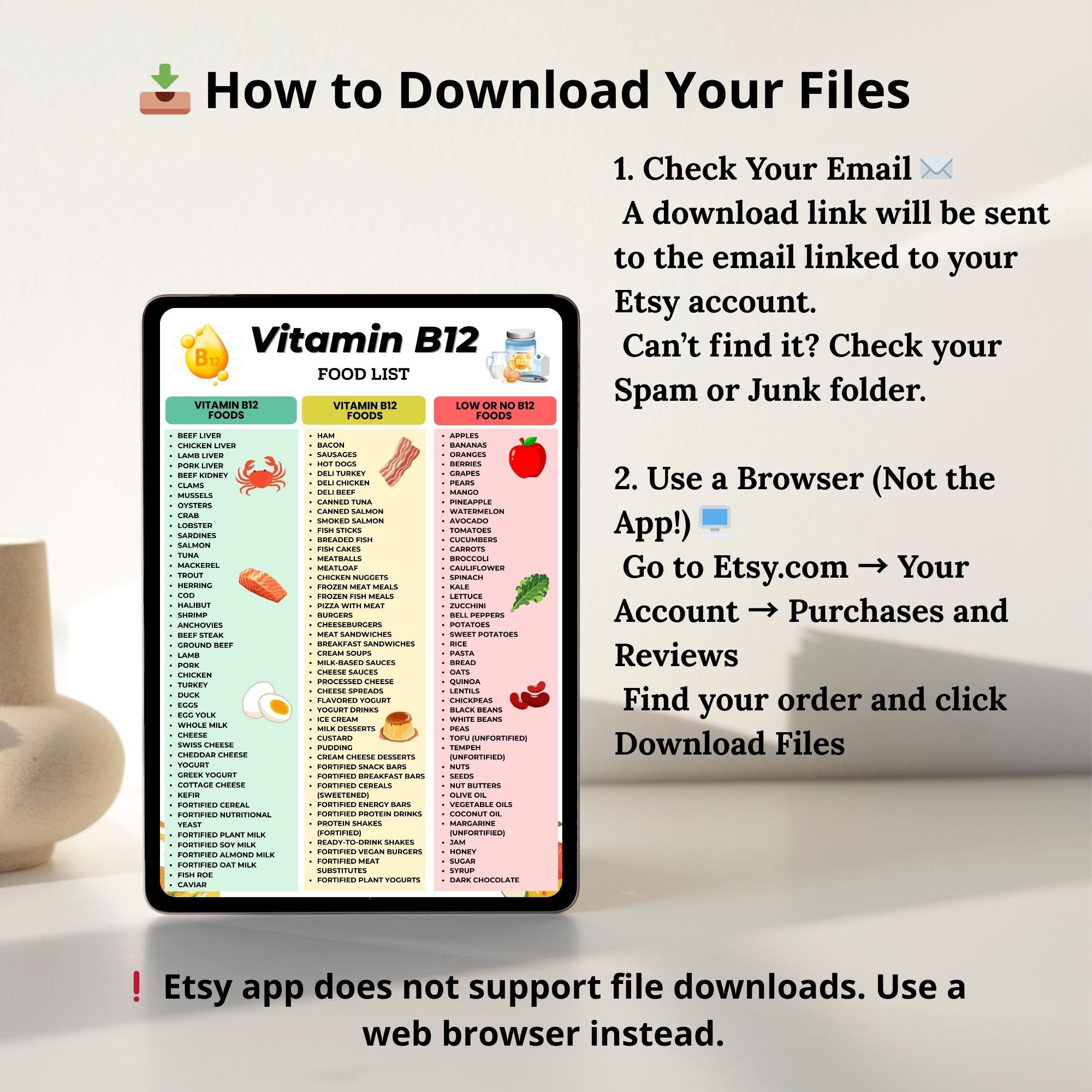 Vitamin B12 Food List, B12 Foods Chart, High B12 Foods, Low B12 Foods ...