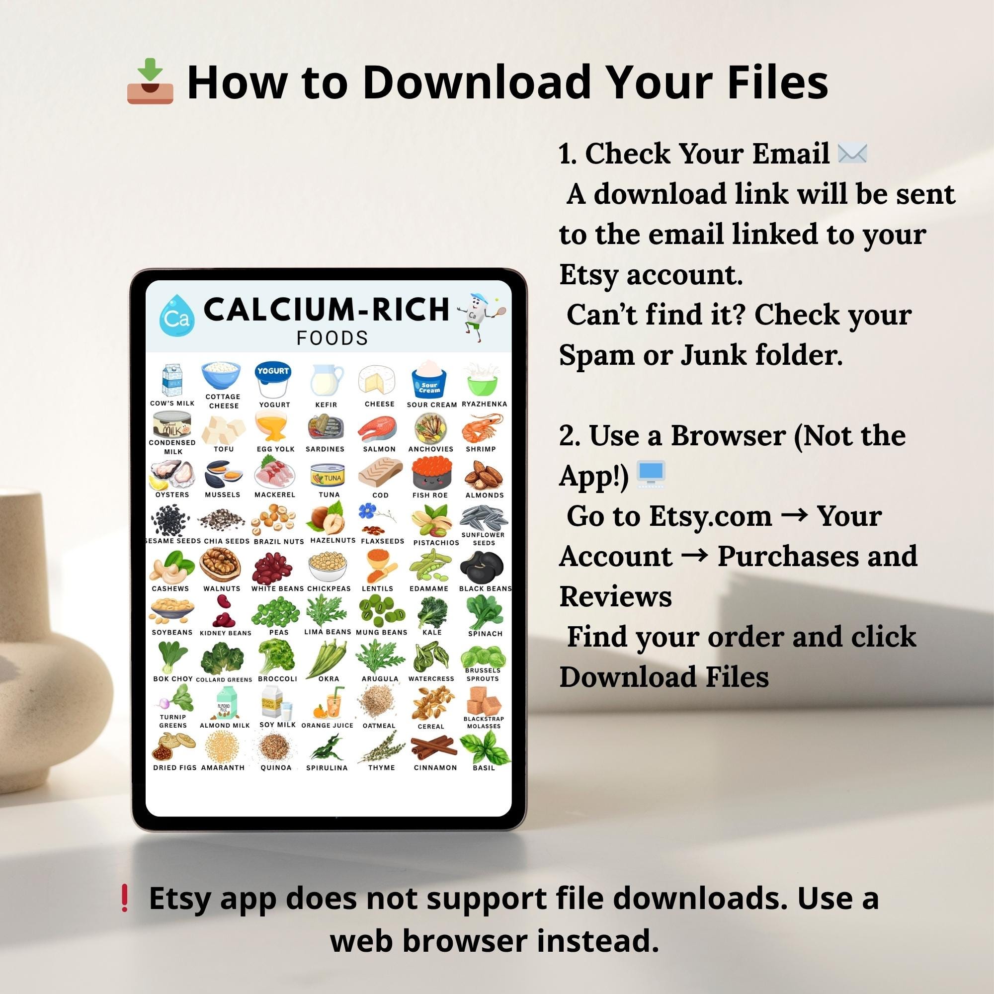 High Calcium Food Chart, Calcium-rich Foods List, Osteoporosis Food ...