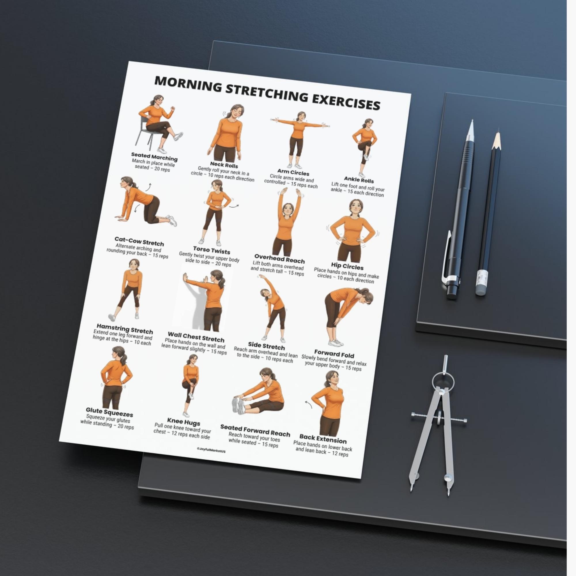 Morning Stretching Exercises for Women | Full Body Stretch Routine ...