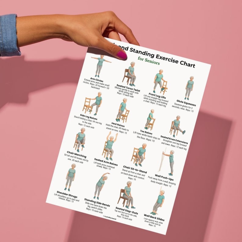 Chair Exercises for Seniors at Home | Seated & Standing Senior ...