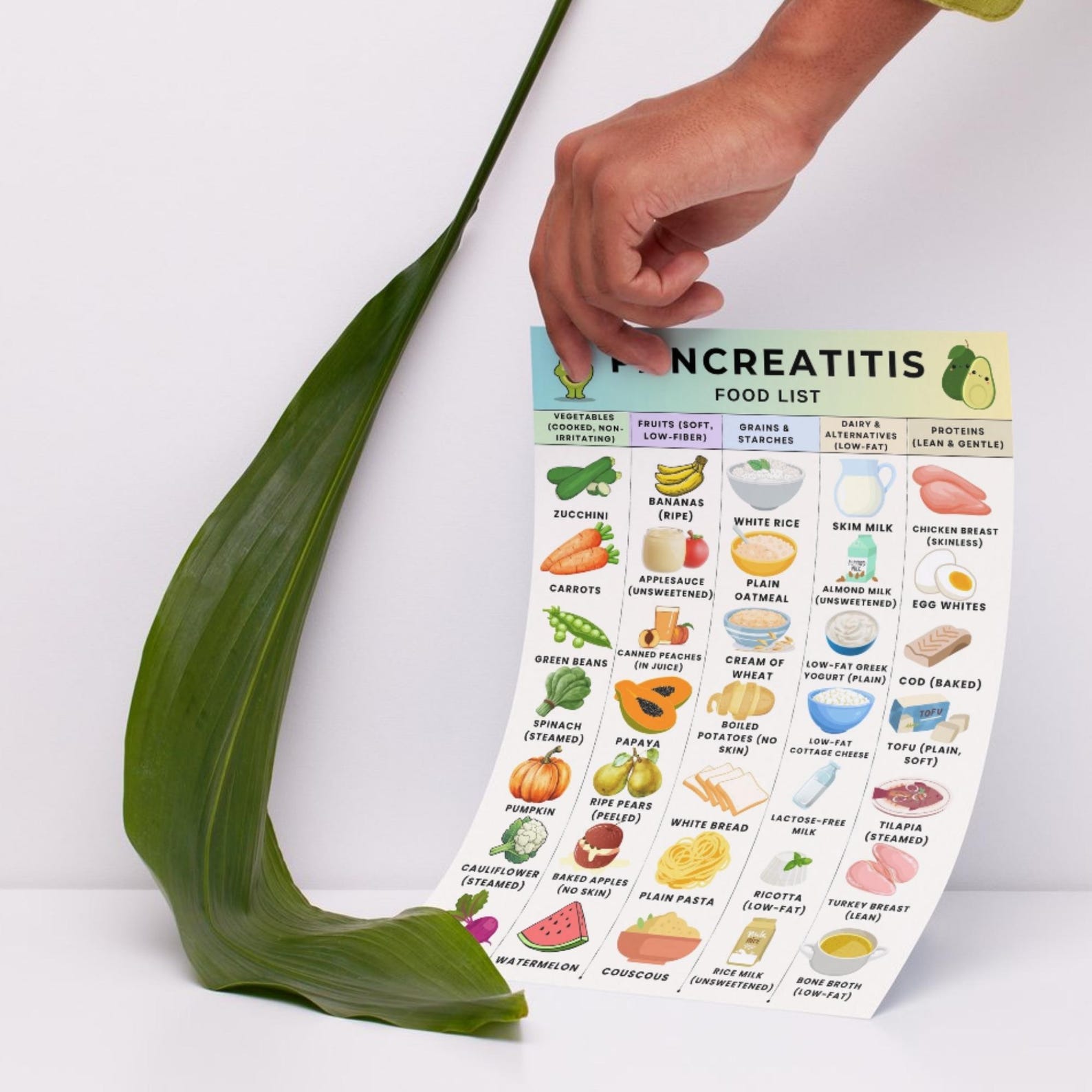 Pancreatitis Diet Food List, Pancreatitis Grocery List, Pancreatitis ...