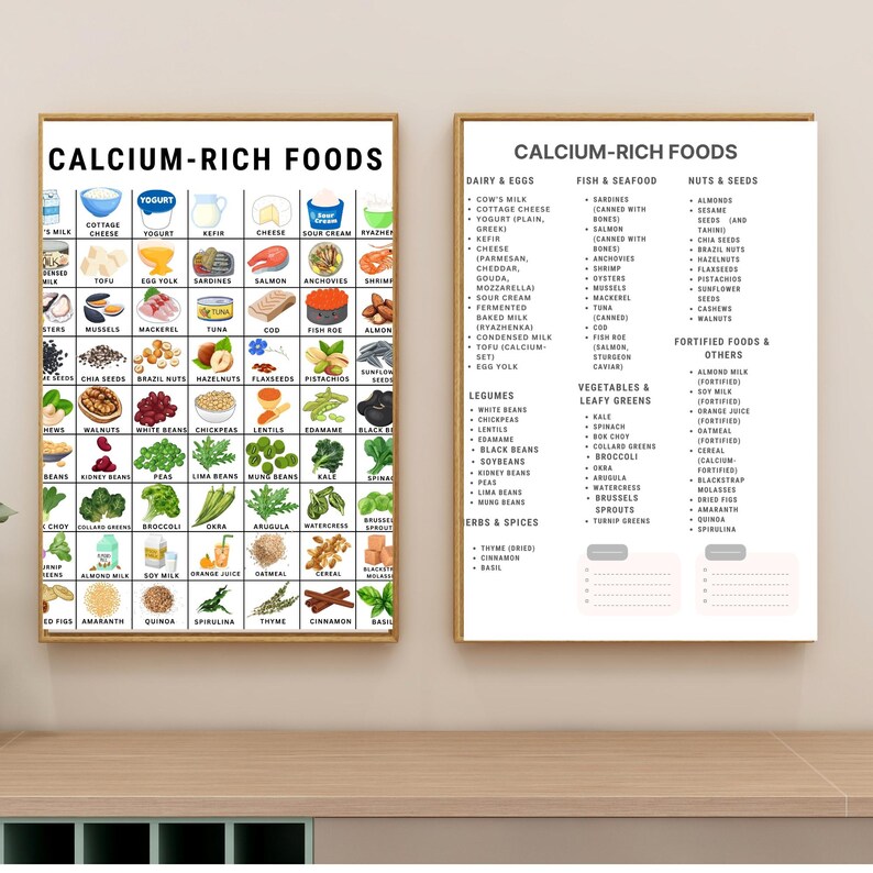 Calcium-rich Food List, List of Foods High in Calcium, Calcium Rich ...