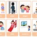 Action Verbs Flashcards for Kids Printable Verb Cards for ESL ...