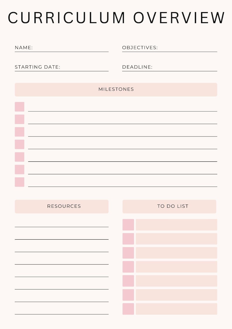 Printable Teacher Planner | Daily Lesson Plan | Editable PDF ...
