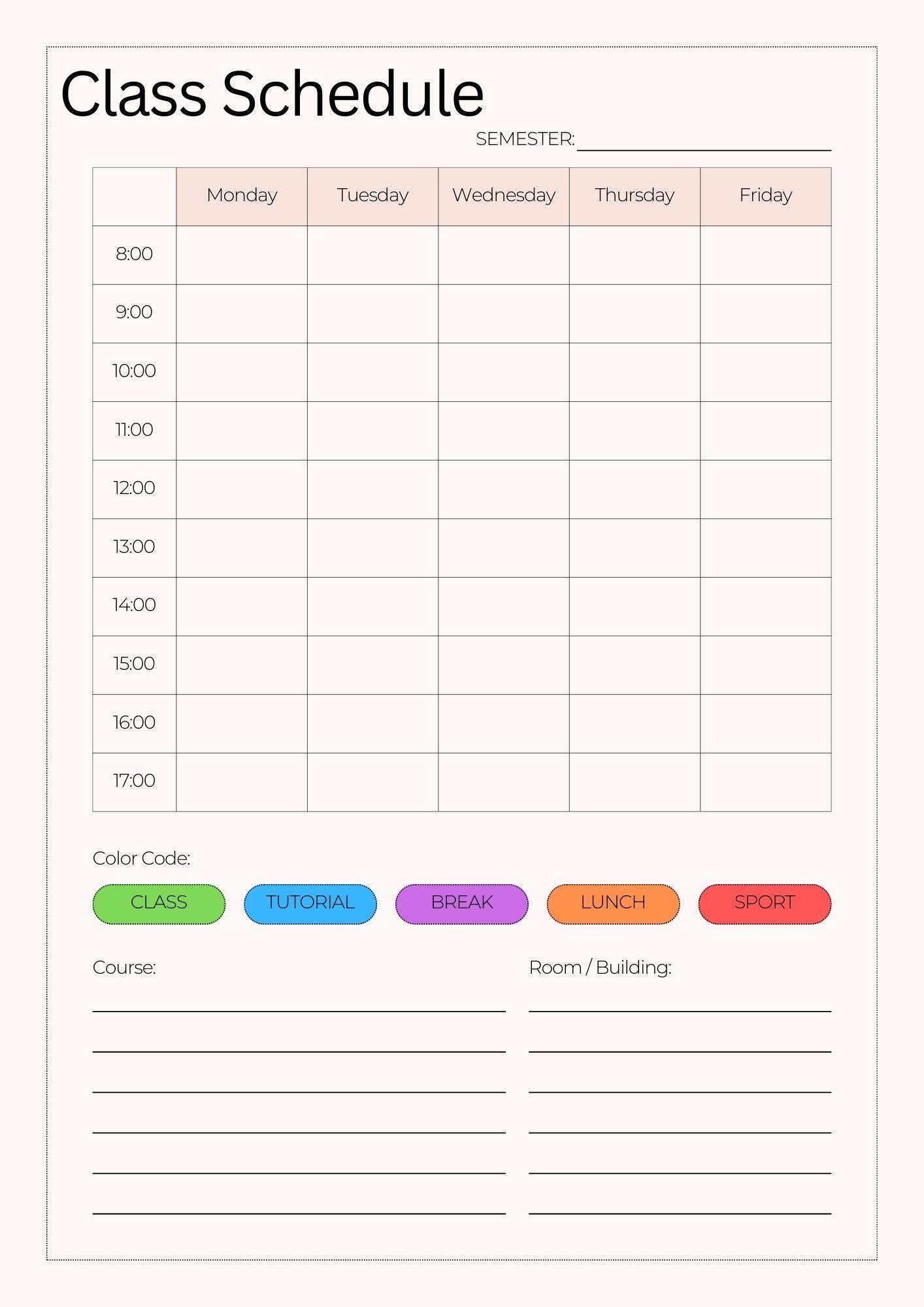 Printable Teacher Planner | Daily Lesson Plan | Editable PDF ...