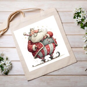 Whimsical Santa Clipart Bundle, Festive Holiday Illustrations, Free ...