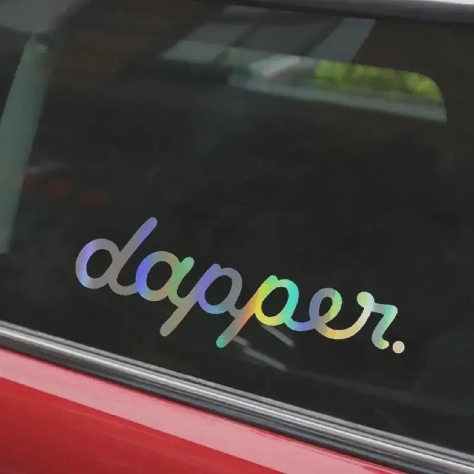 DAPPER - Car Decal - Sticker - Vinyl Decal - Windshield Banner - Etsy