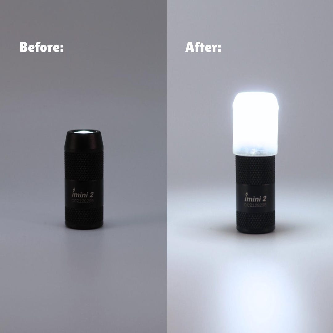Olight Imini 2 Flashlight Diffuser Cap 2pack - Etsy