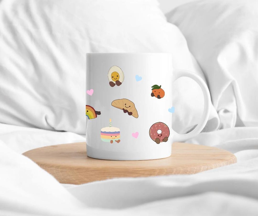 Jellycat Inspired Hand Drawn Mug Gift - Etsy