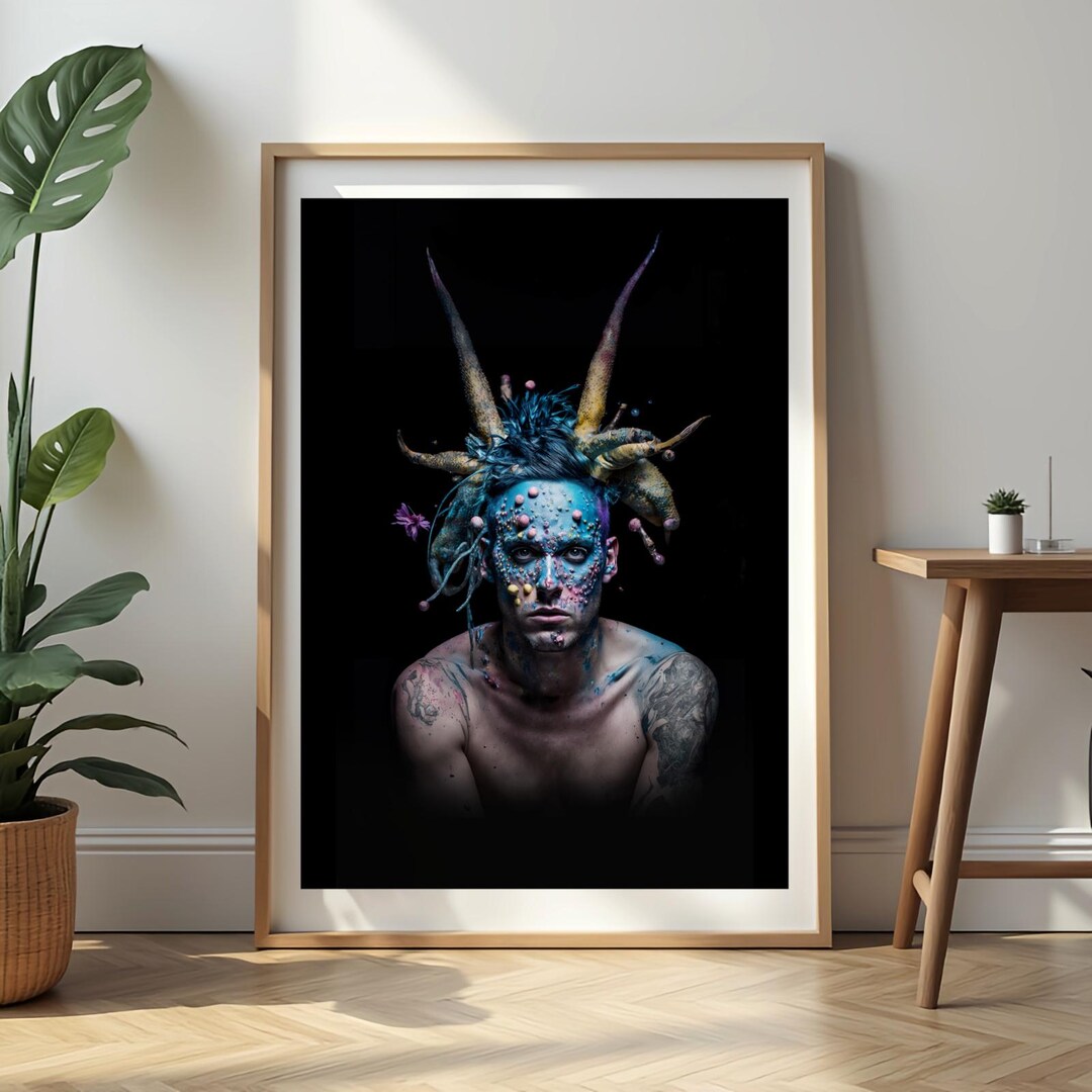 Merman Blue Digital Download - Etsy
