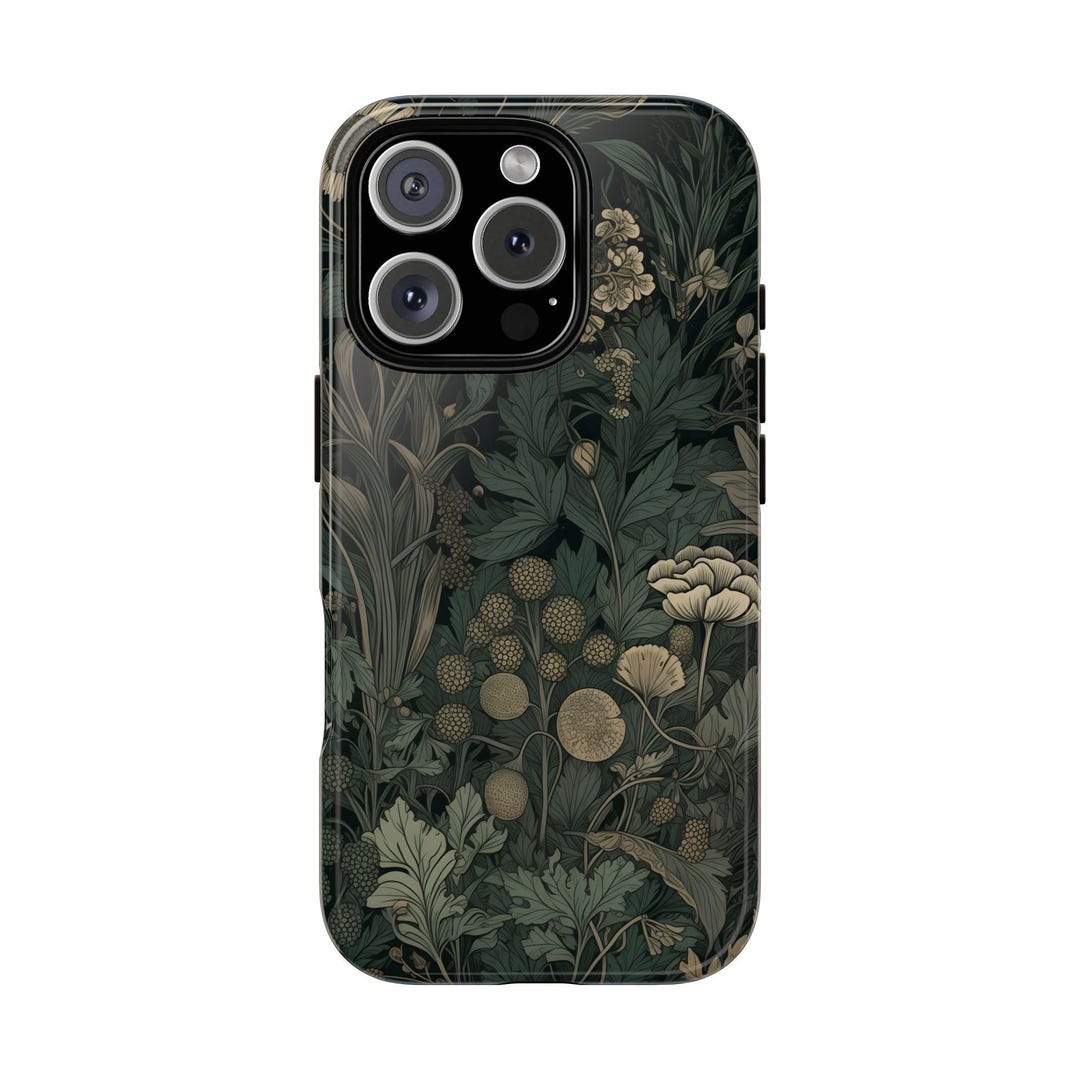 William Morris Botanical Phone Case: Floral Art Tough Case - Etsy