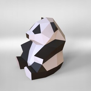 3D Panda Papercraft for Kids – Printable PDF Template – Fun DIY Family ...
