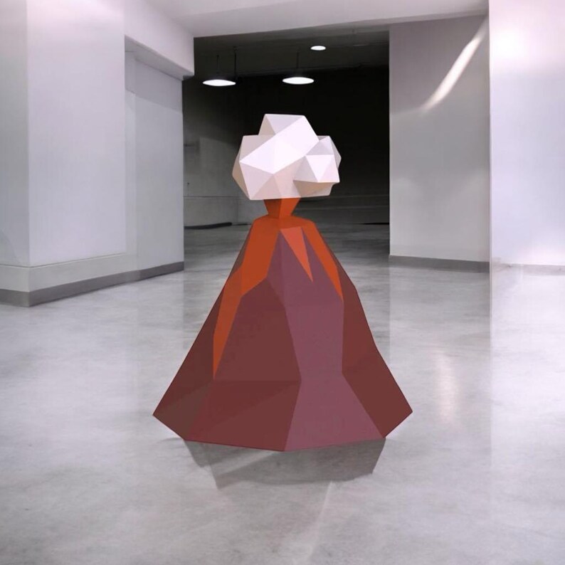 3D Volcano Papercraft for Kids – Printable PDF Template – Fun ...