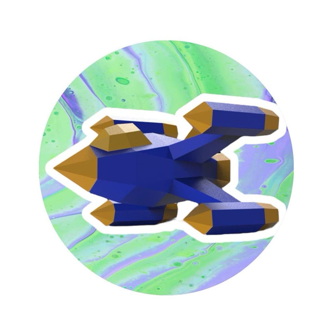 Papercraft Model of a Spaceship, PDF, Digital File for Children in 3D ...