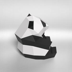 3D Panda Papercraft for Kids – Printable PDF Template – Fun DIY Family ...