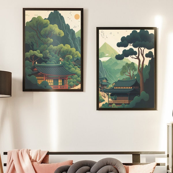 Asian Art Prints - Etsy