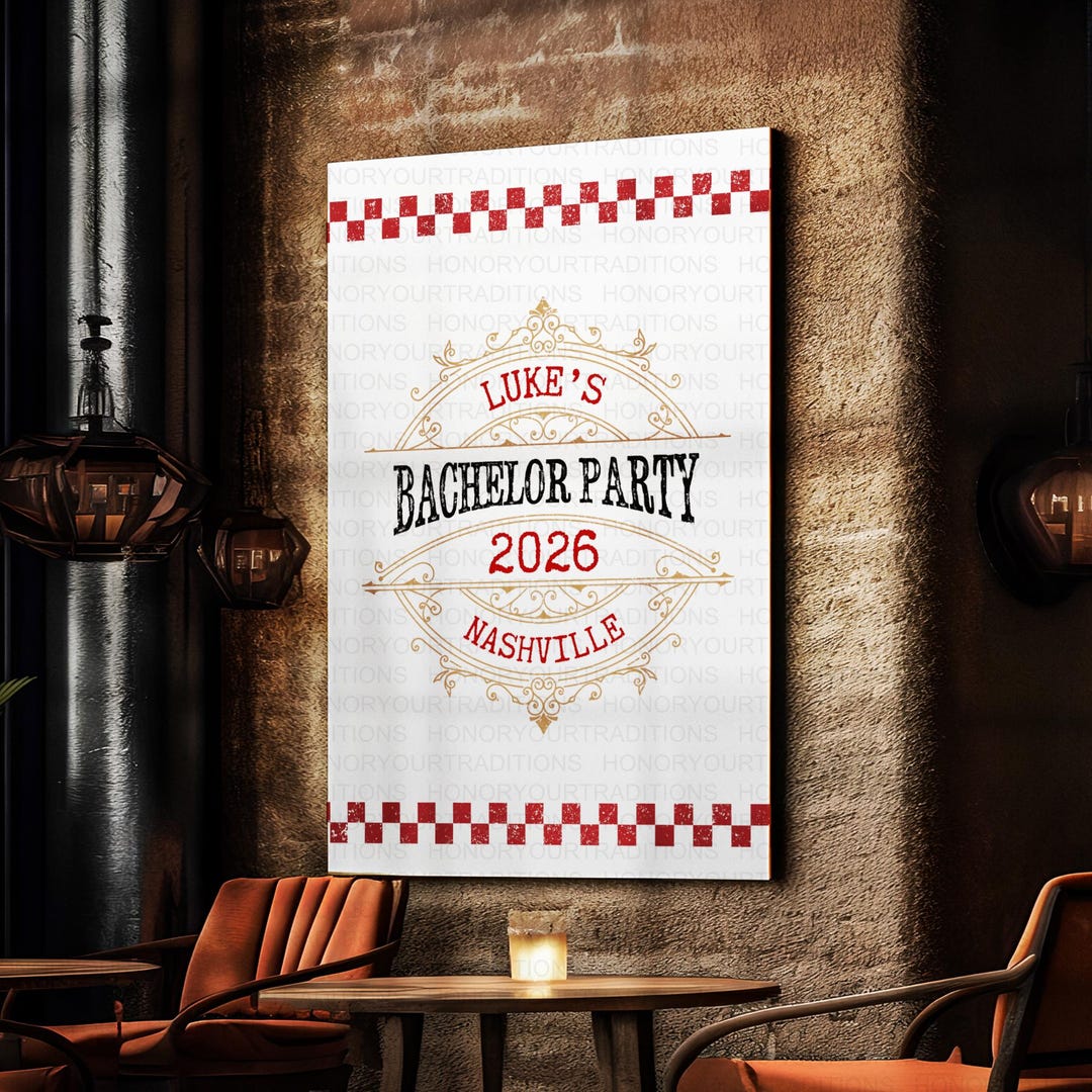 Bachelor Party Sign Whiskey Logo Template Editable Whiskey Themed Party ...