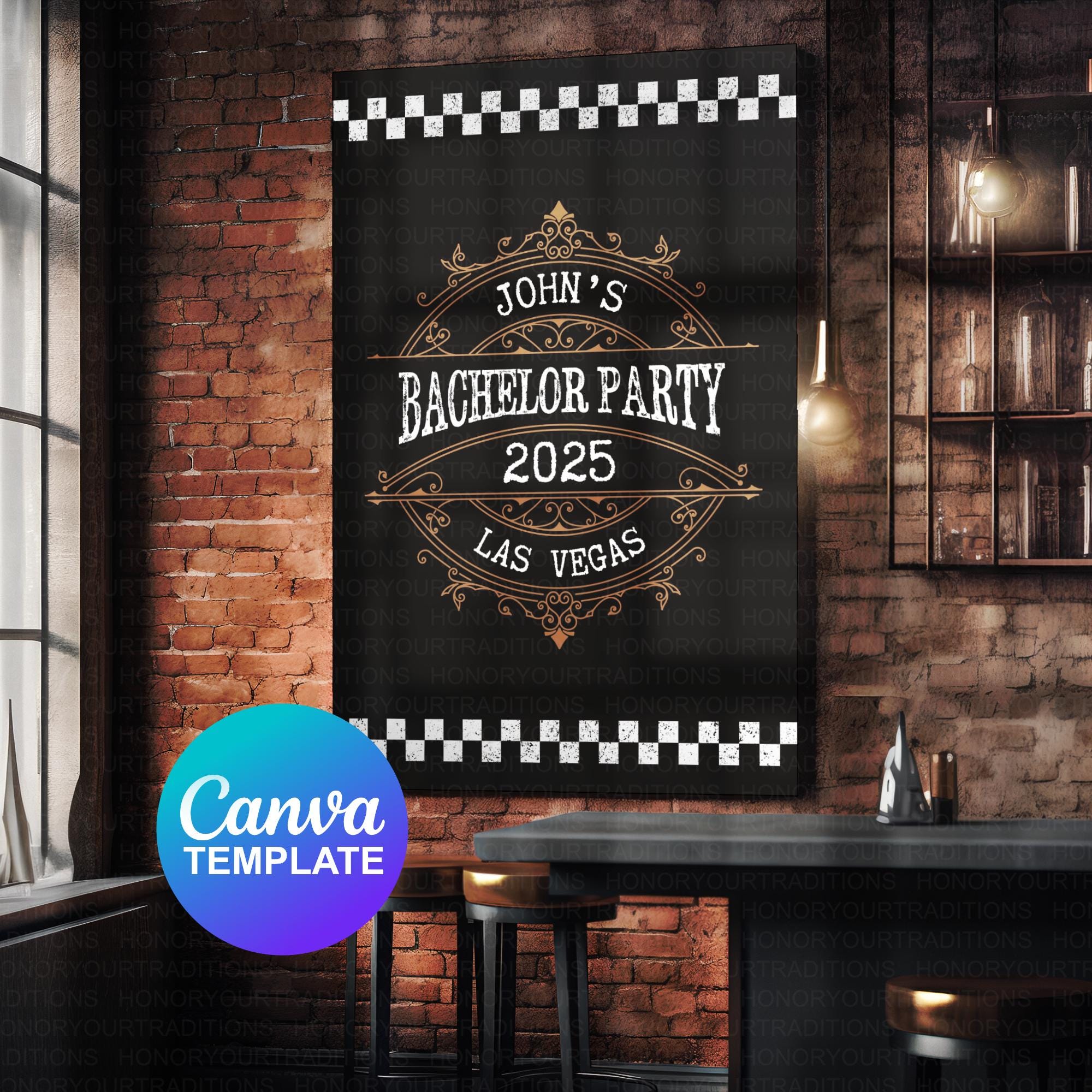 Bachelor Party Club Signs
