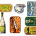 Customizable Tinned Fish Art Print - PNG - Etsy