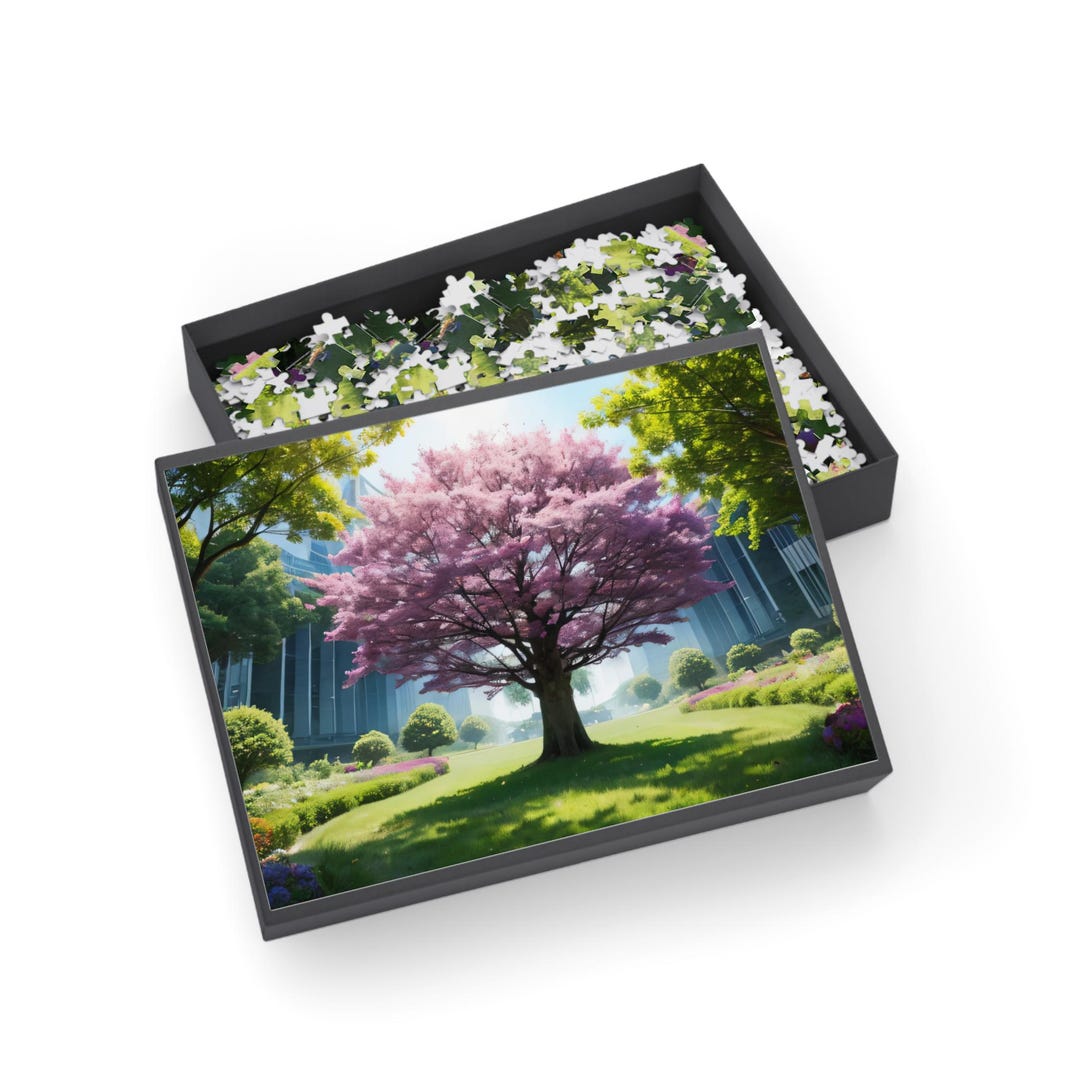 Sakura Puzzle (252, 500, 1000-piece) - Etsy