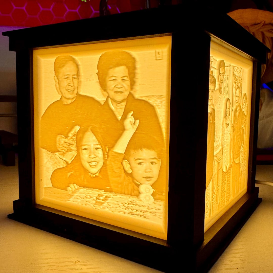 Personalized Lithophane Photo Light Box | Custom Gifts | Valentine's ...