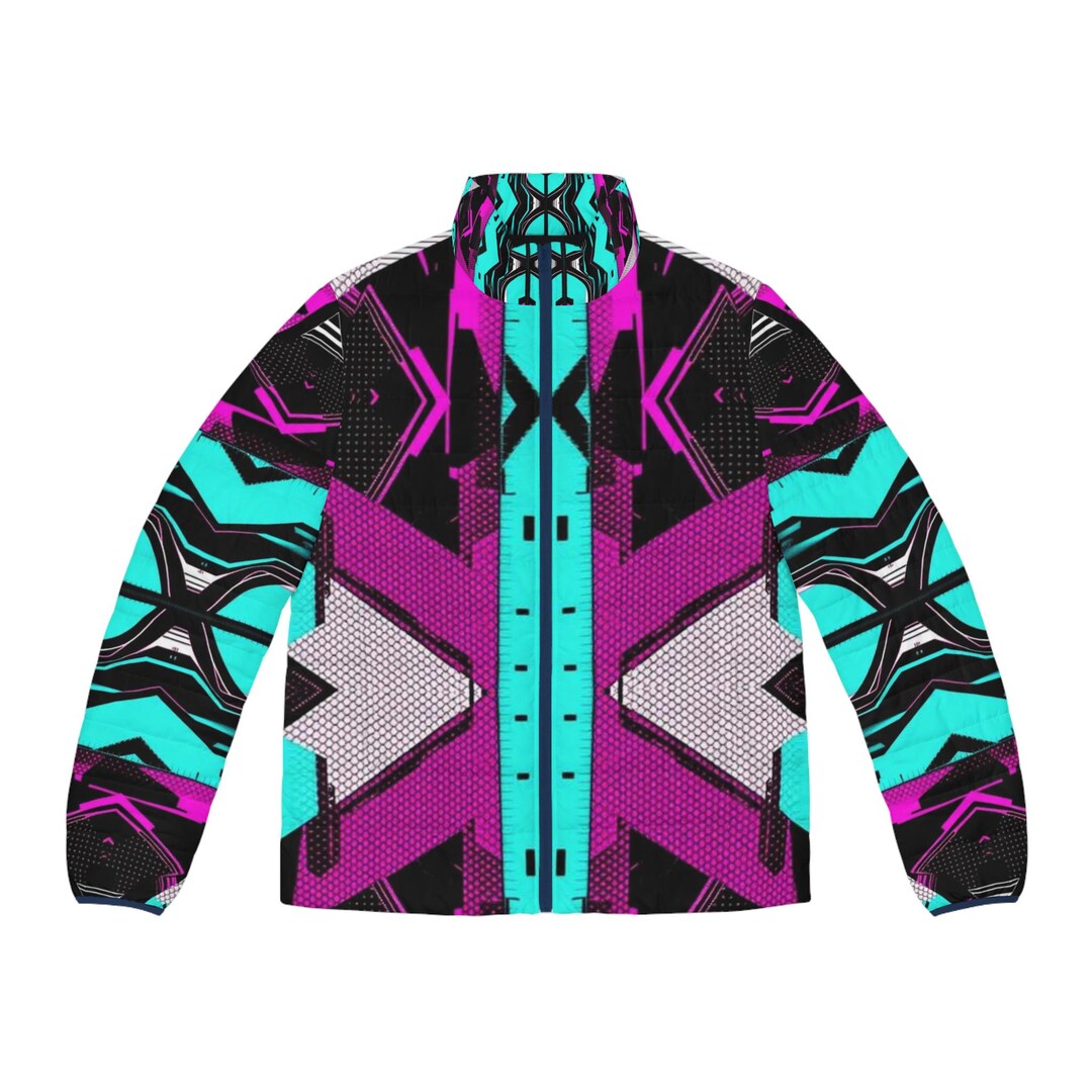 Future Neon | Puffer Jacket | ELGNDESIGNS MOD | Men - Etsy
