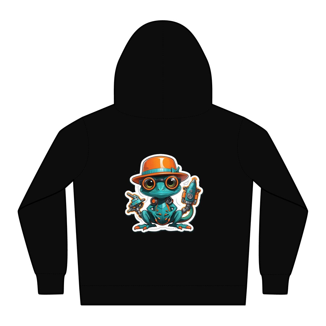 Pop up the Fun! Lizard With Soda Graphic Hoodi/sweatshirt | Kids 6-10 ...