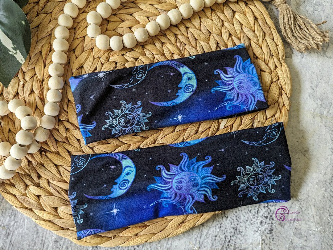 Luna Twist Turban, Moon Headwrap, Night Sky, Twist Headband, Headband ...