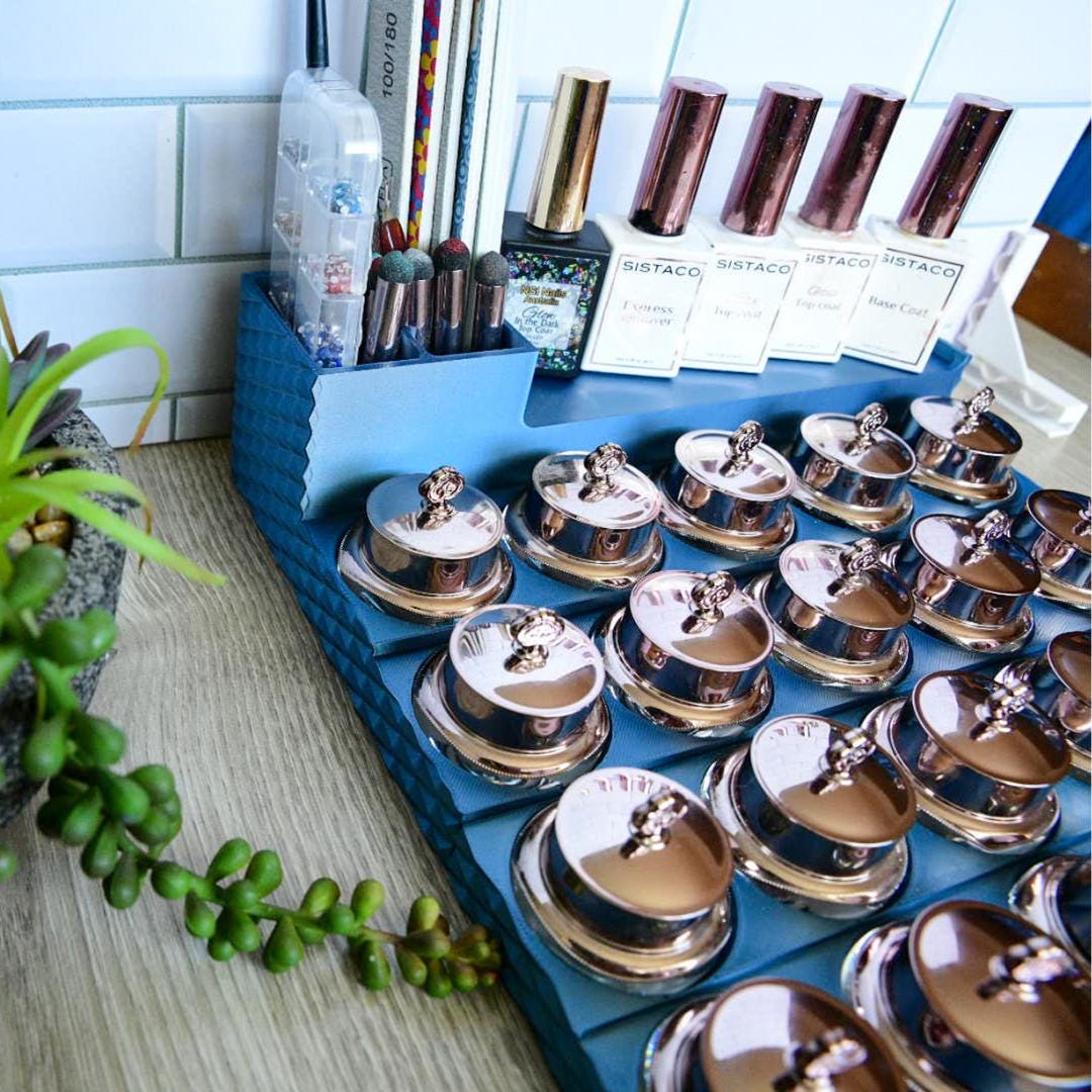 Pot Nail Storage | Nail Art Storage Box | Nail Pot Storage | Sistaco ...