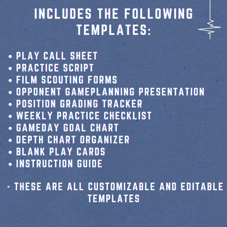 Football Coaching Bundle - Offense - Etsy