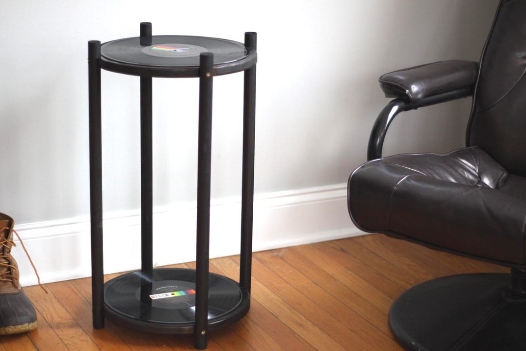 Vinyl Record Side Table - Etsy