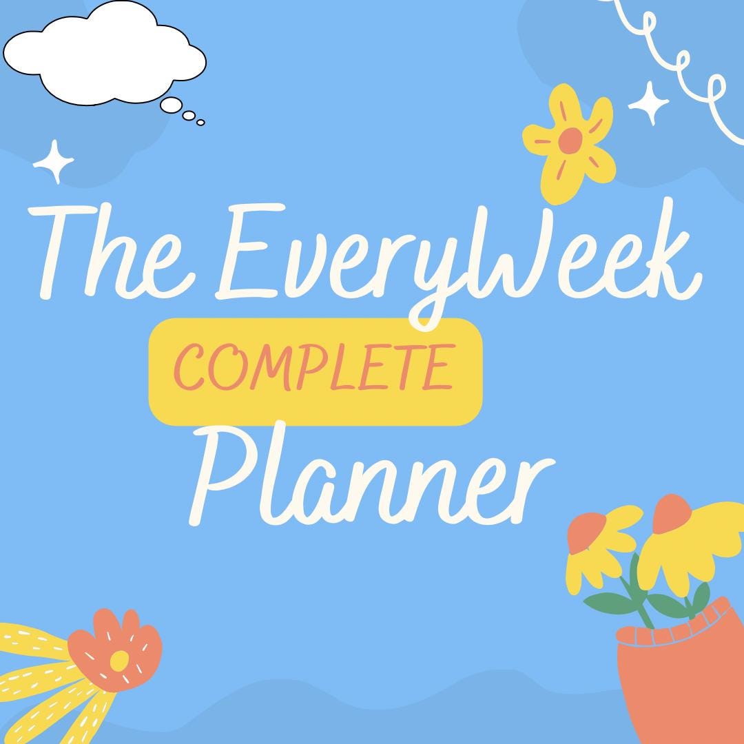 The Ultimate Weekly Planner | Stay Organized & Boost Productivity - Etsy
